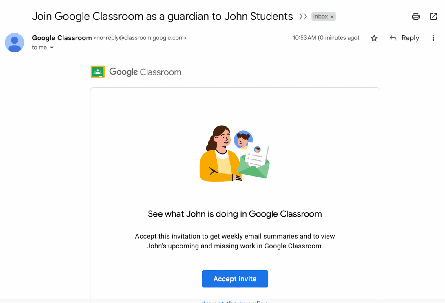 Google Classroom - Parent Access - Washington Latin Public Charter Schools