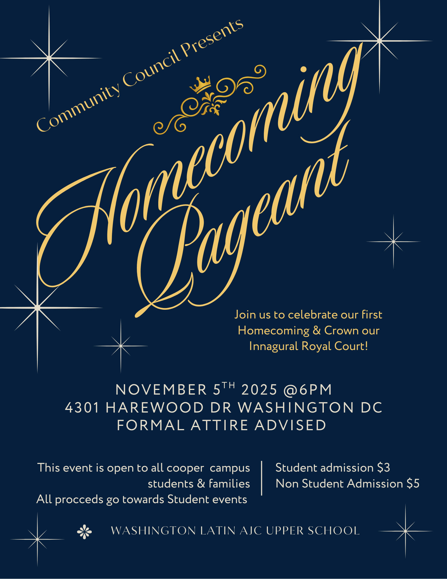 Cooper Homecoming Week 2025 - Washington Latin Public Charter Schools